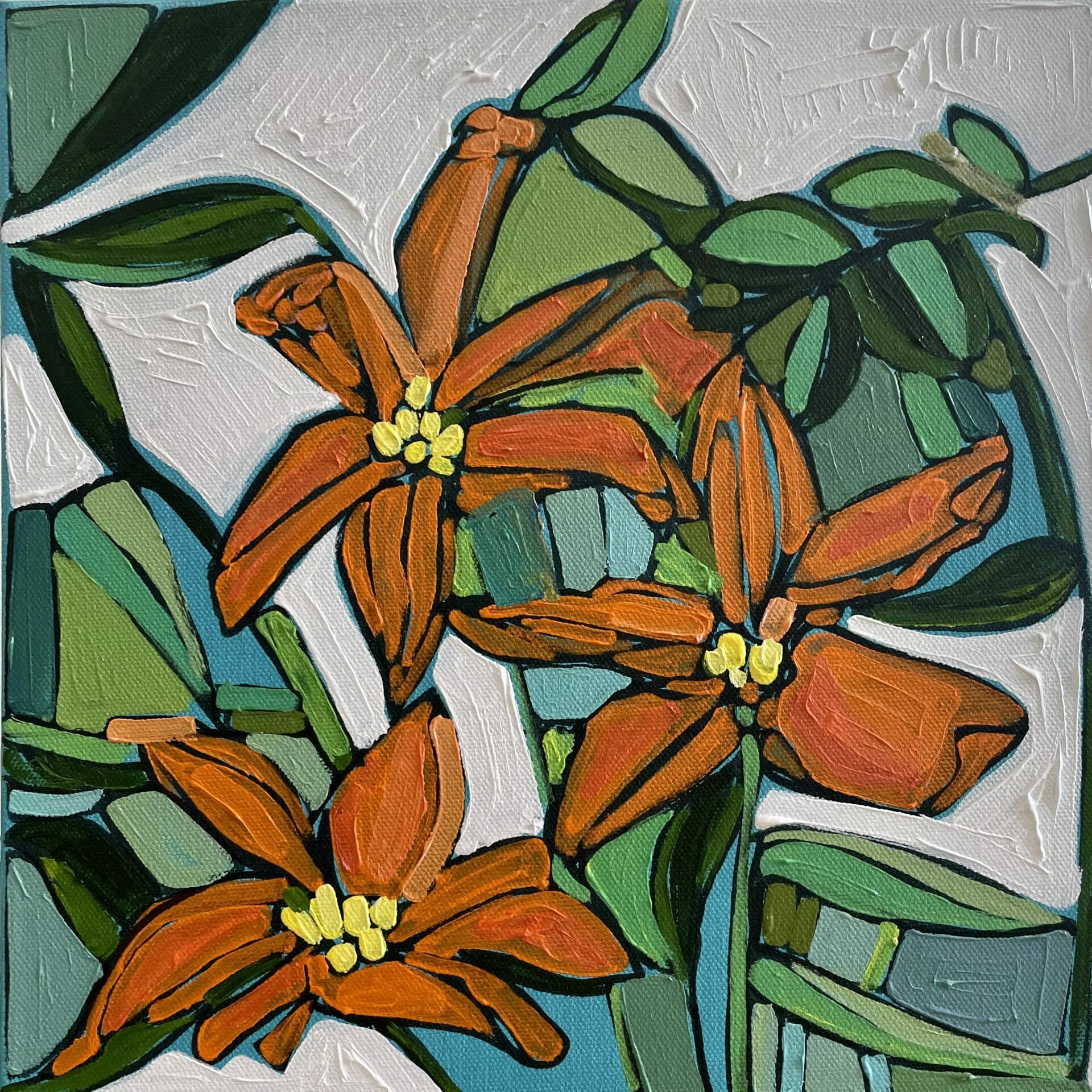 Kathryn Gorectke – Prairie Icon – Acrylic – Square Foot Show